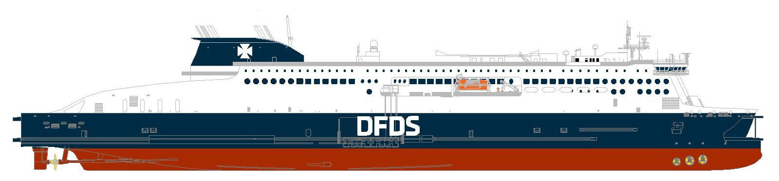 DFDS will have the largest ship in the English Channel by 2021