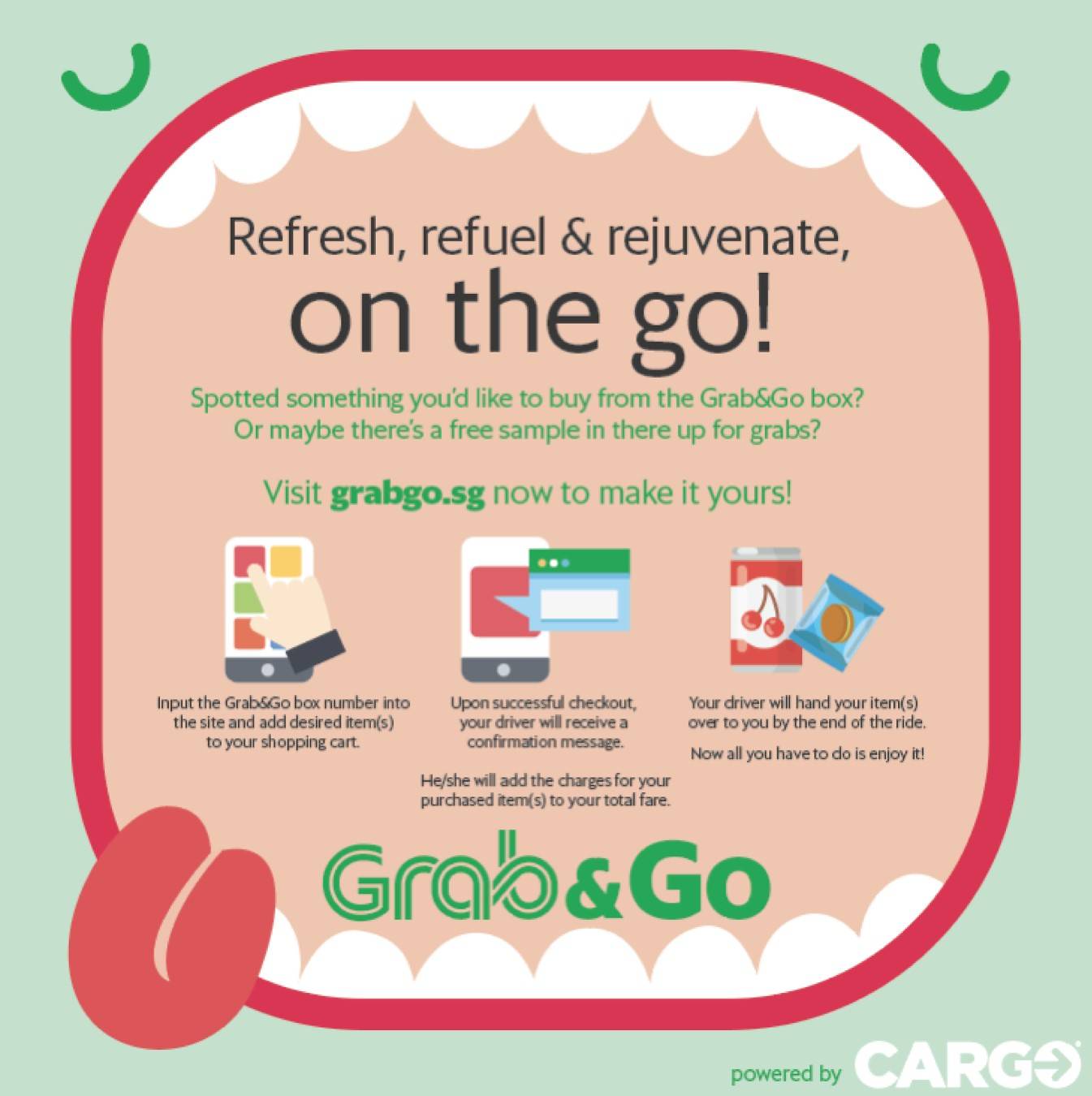 Grab x Cargo to set up retail stores in cars