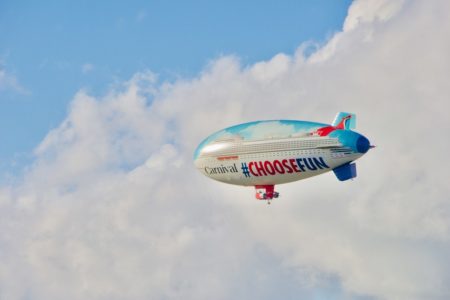 Carnival's #ChooseFun AirShip kicks off aerial tour