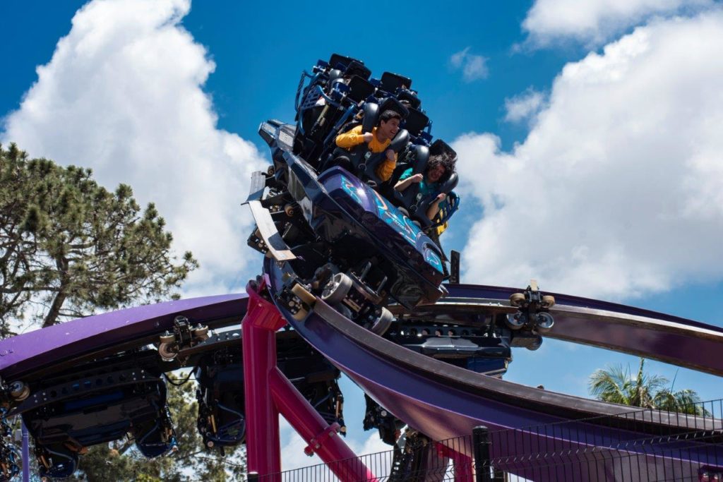 SeaWorld San Diego's new "duelling" roller coaster is the first of its kind