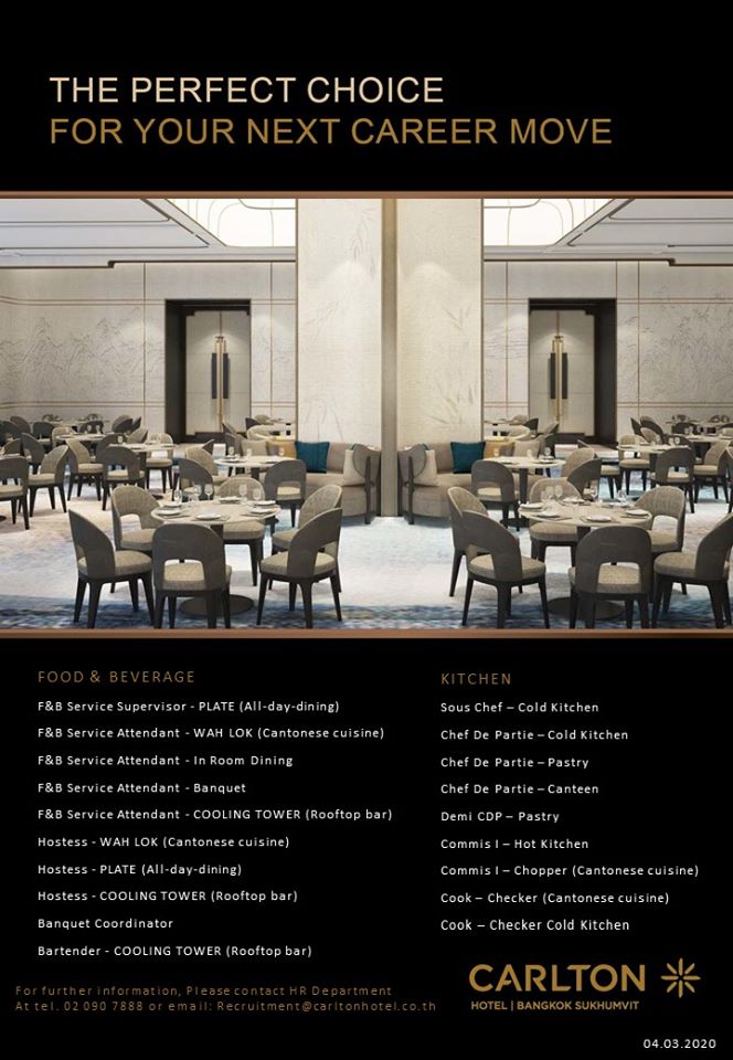 Bartender - COOLING TOWER (Rooftop bar)