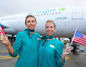 Classic and modern: Aer Lingus unveils new-look uniform for first time ...
