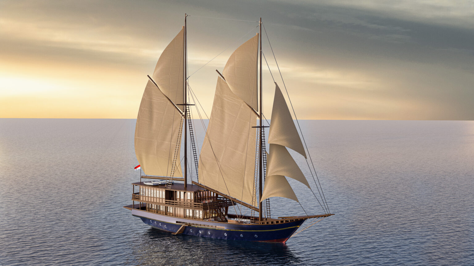 Celestia luxury Phinisi yacht to sail the waters of the Indonesian ...