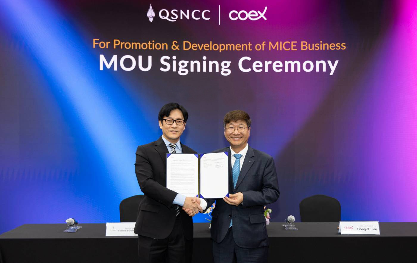 Coex and QSNCC signed MOU for the advancement of event industry in ...