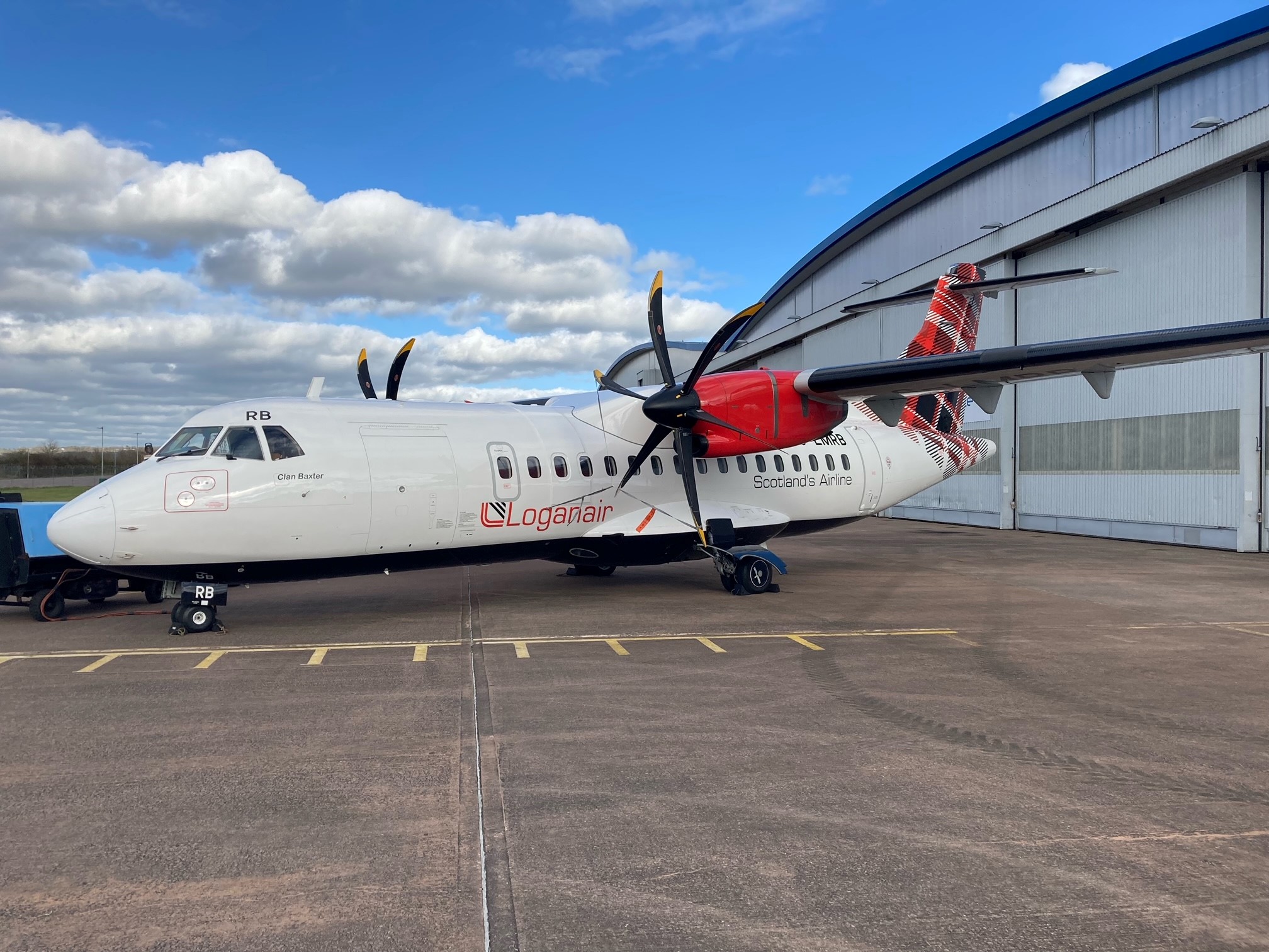 Loganair celebrates the introduction of new ATR aircraft into Glasgow